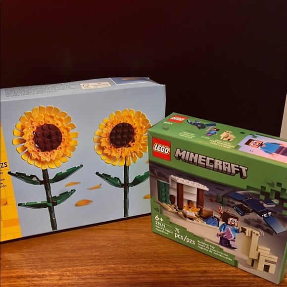 Lego | Toys | Lego Minecraft Building Set With Sunflower Display 2 For ...